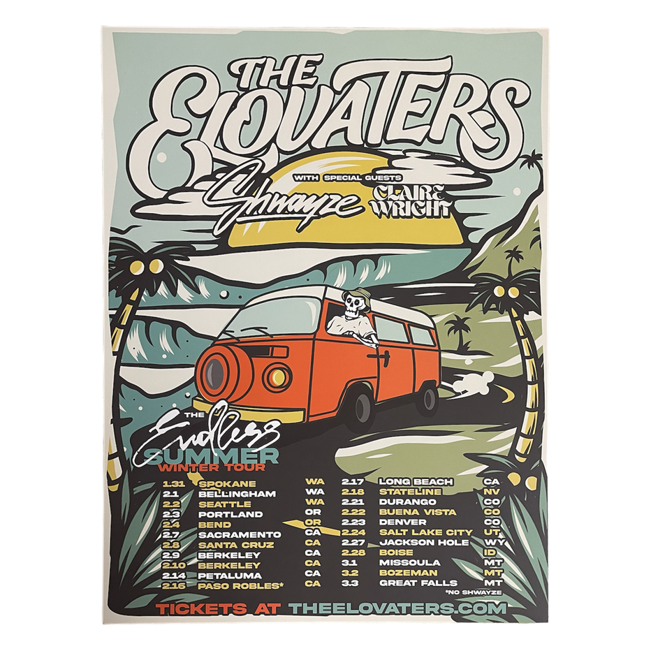 2024 The Endless Summer Winter Tour Poster – The Elovaters